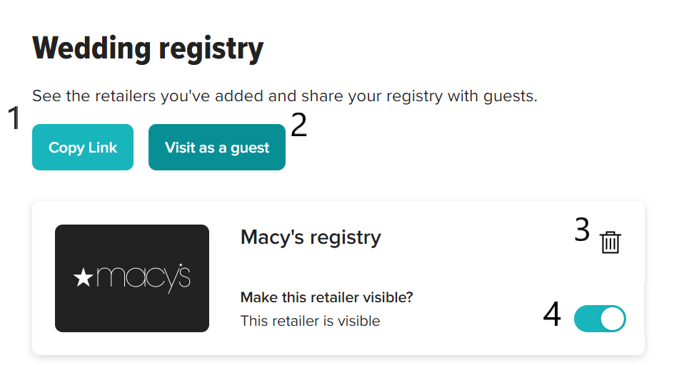 How do I add a registry? (US ONLY) – WeddingWire